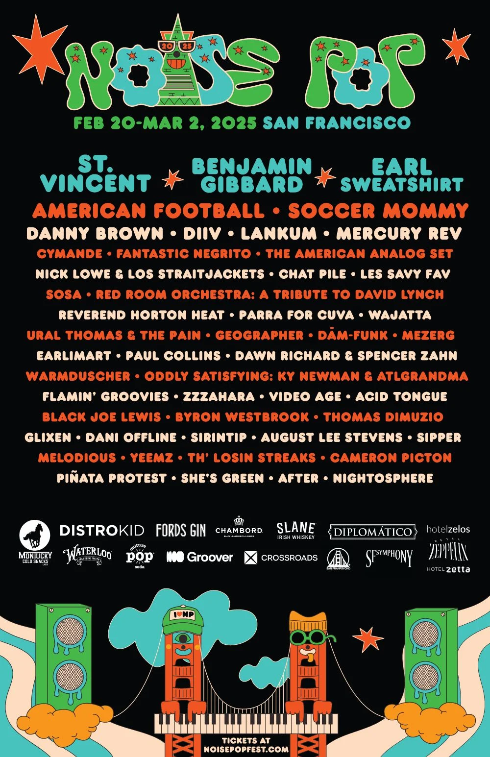 Noise Pop Festival 2026 San Francisco Expands to 11 Days | SF Bay Area ...